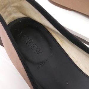 J. Crew | Shoes | J Crew Natalia Satin Ballet Flat 75 Italy Cap Toe ...